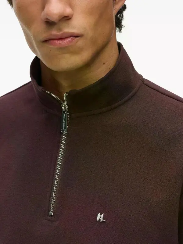 Karl Lagerfeld Zip-fastening Sweater - Brown