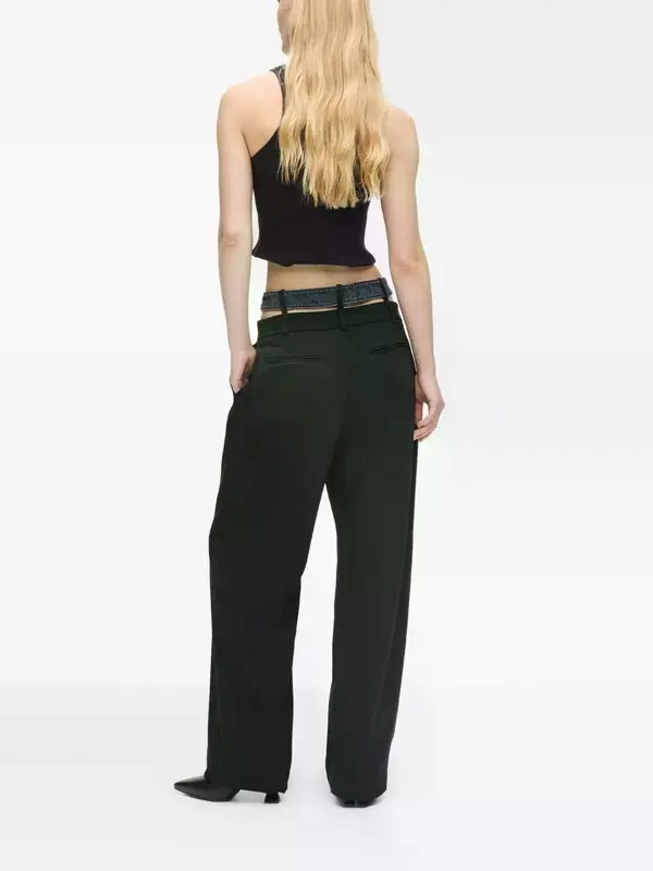 Karl Lagerfeld Double Waistband Trousers