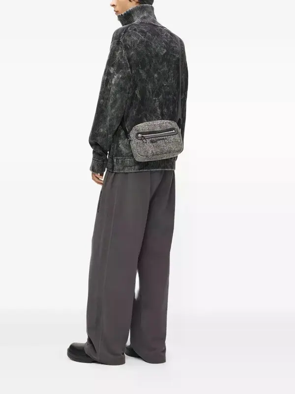 Karl Lagerfeld Washed Denim Cross Body Bag