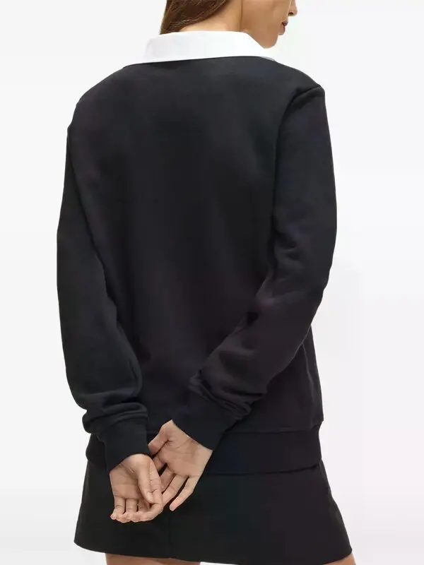 Karl Lagerfeld Logo-embroidered V-neck Sweater