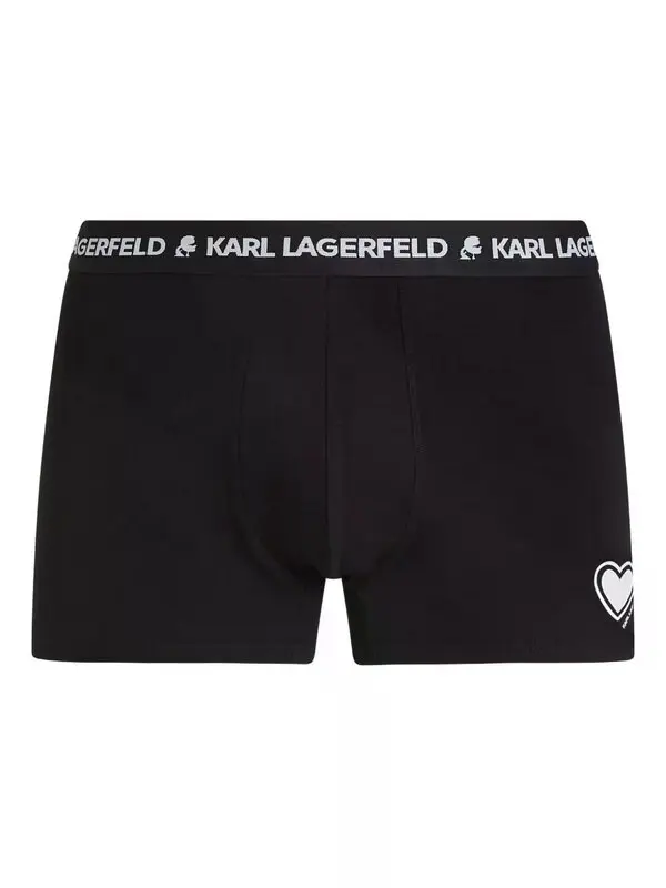 Karl Lagerfeld Logo Boxers - Grey