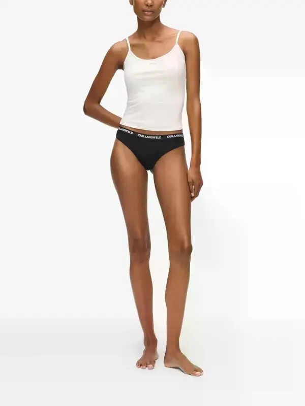 Karl Lagerfeld Logo-band Thong
