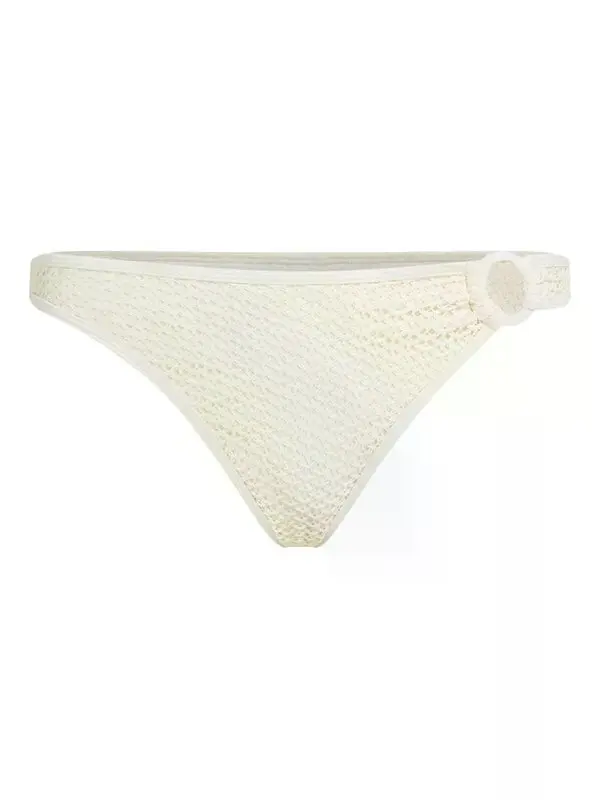 Karl Lagerfeld Ring Embellished Bikini Briefs - Neutrals