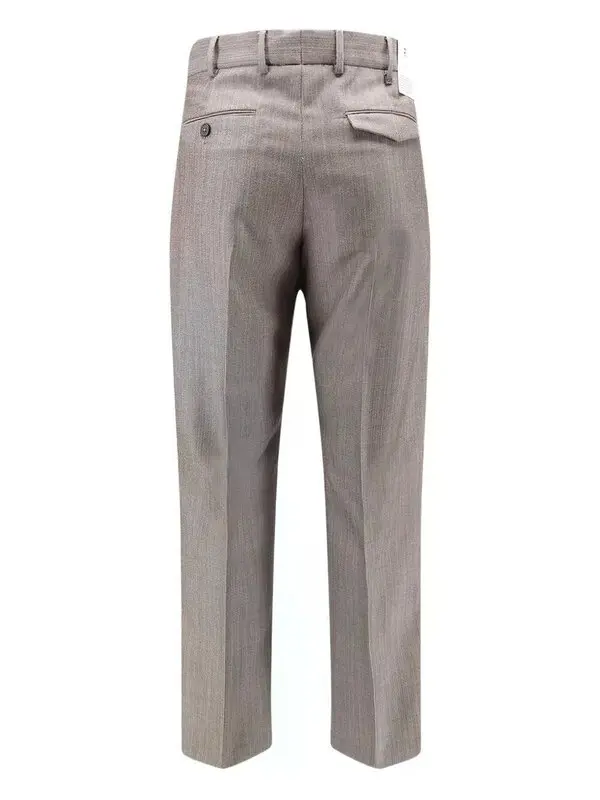 PT TORINO Tailored Trousers With Logo Charm