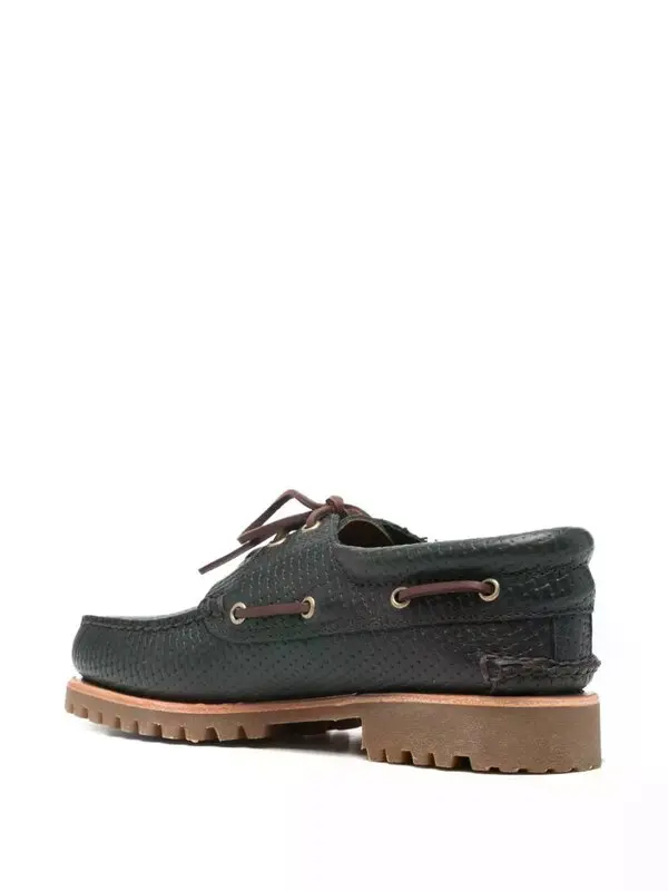 Timberland Lace-up Boat Shoes With Textured Finish
