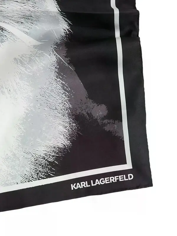 Karl Lagerfeld Ikon Choupette Silk Scarf