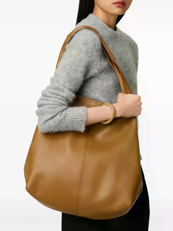 AMI Paris Etienne Leather Shoulder Bag