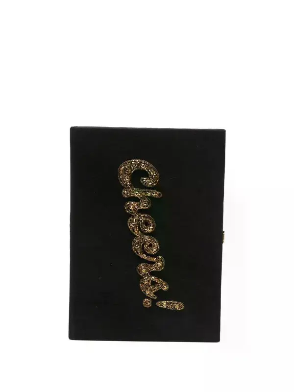OLYMPIA LE-TAN Cheers" Beaded Book Clutch