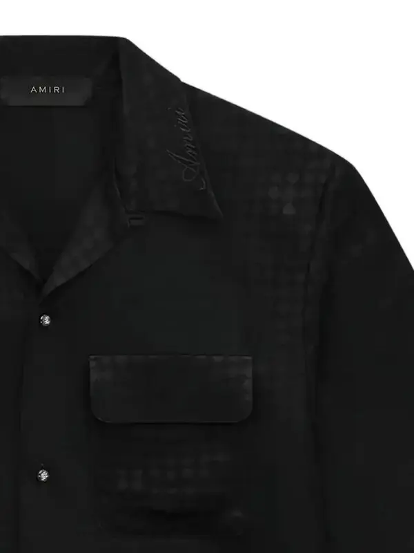 Amiri Ma-quad Jacquard Shirt - Black