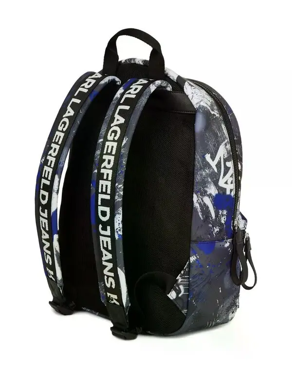 Karl Lagerfeld Graffiti-print Backpack
