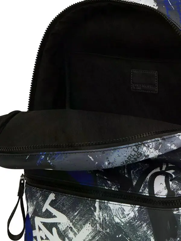 Karl Lagerfeld Graffiti-print Backpack