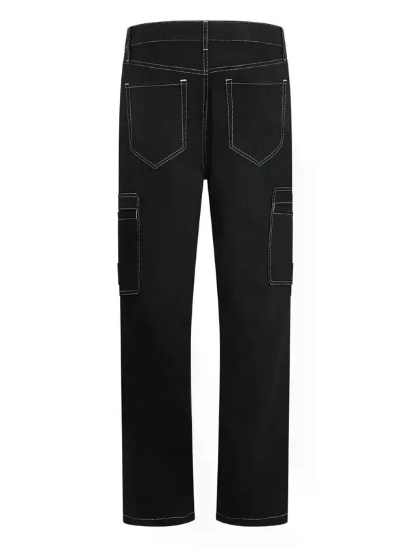 Karl Lagerfeld Contrast Stitching Cargo Trousers
