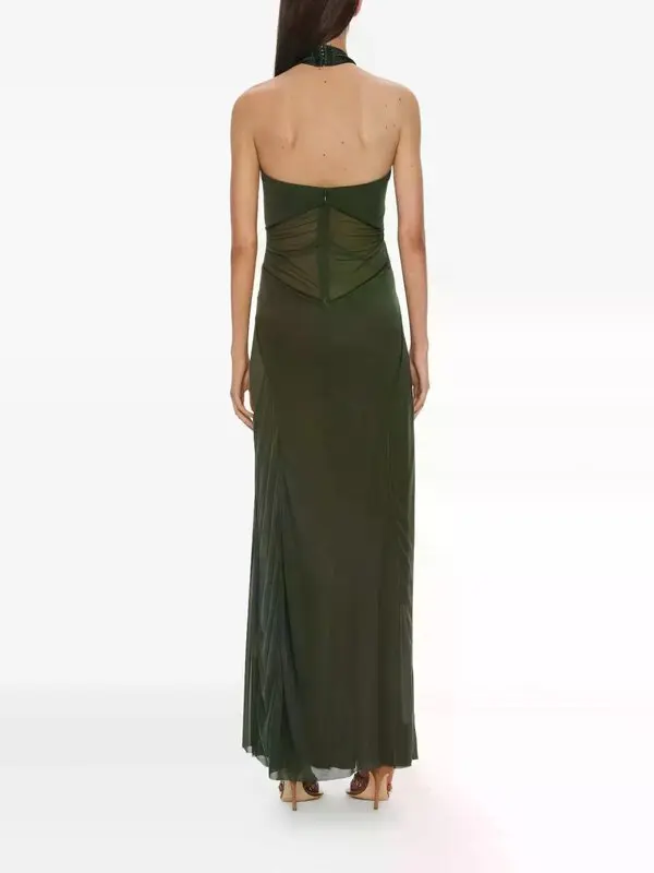 Christopher Esber Solea Braided Detail Maxi Dress