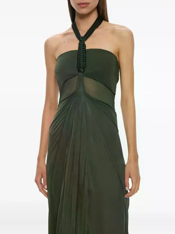 Christopher Esber Solea Braided Detail Maxi Dress