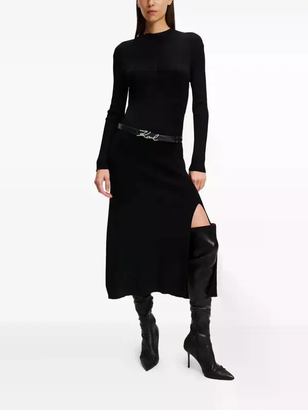 Karl Lagerfeld K/signature Logo-lettering Belt