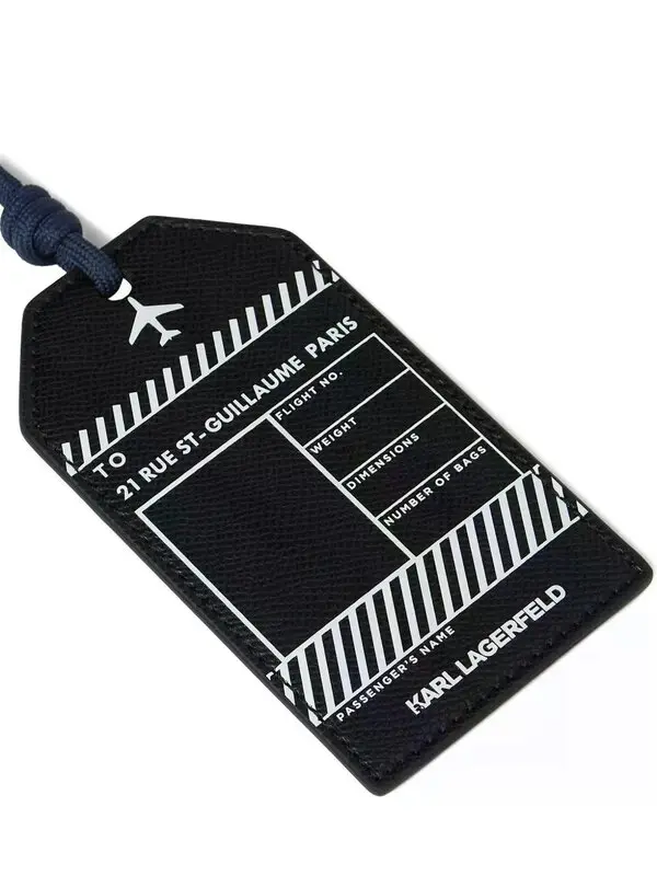 Karl Lagerfeld Luggage Tag Keychain