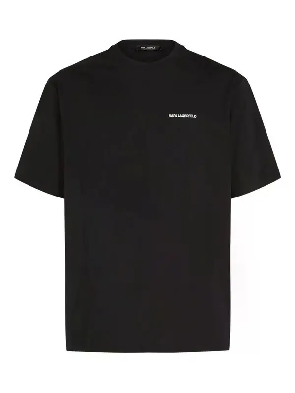 Karl Lagerfeld Rue St-guillaume Relaxed T-shirt - Black
