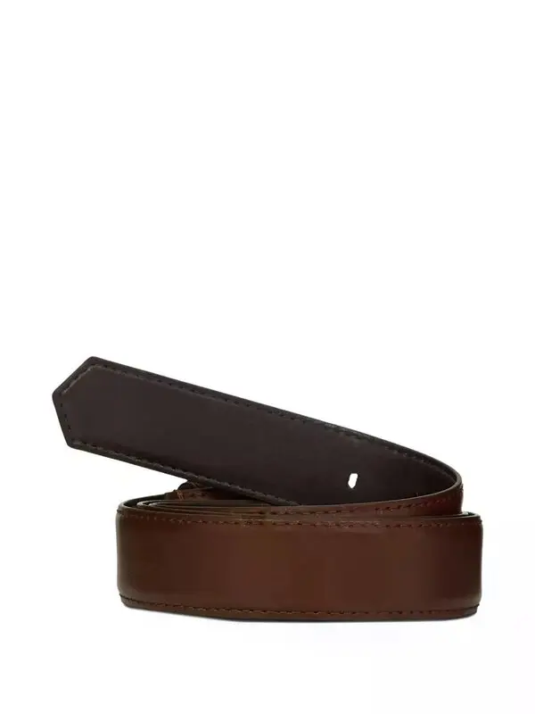 Karl Lagerfeld Leather Belt With Buckle Detail - Brown