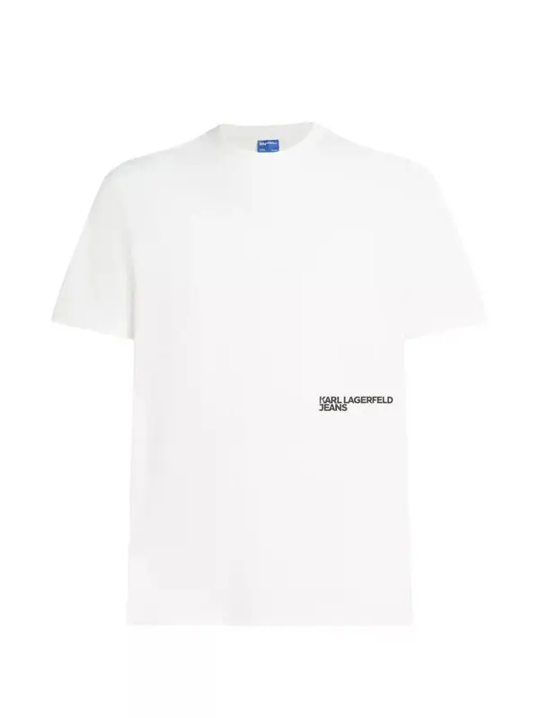 Karl Lagerfeld Logo-detail Short-sleeve T-shirt - Black