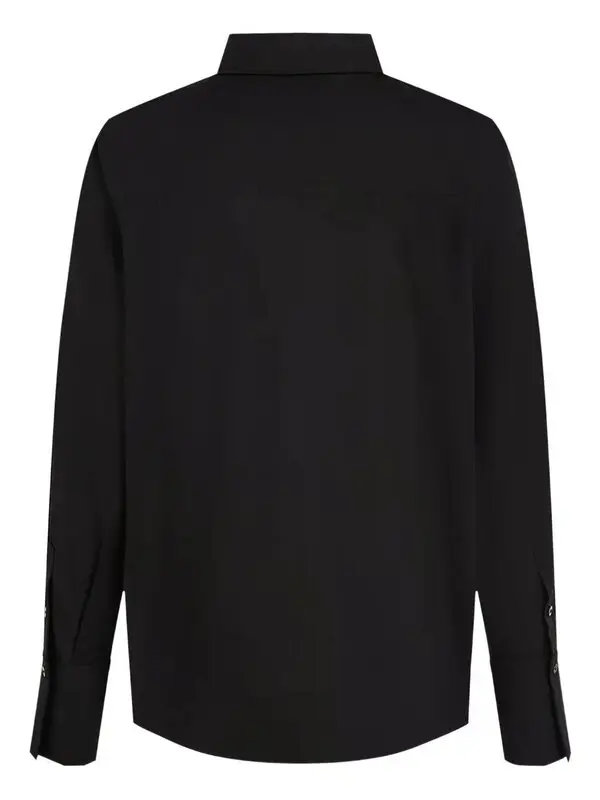 Karl Lagerfeld Organic Cotton Shirt With Lettered Buttons