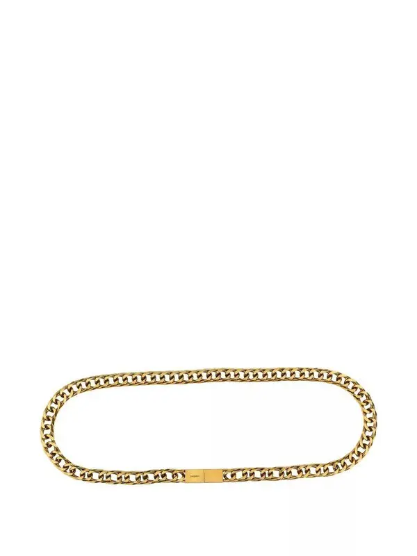 Saint Laurent Chain Belt - Gold