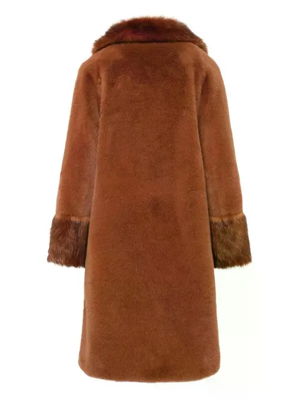 UNREAL FUR Faux Fur Trimmed Coat
