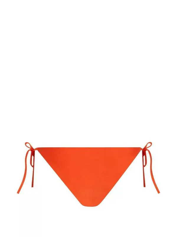 Karl Lagerfeld Bikini Briefs With Side Tie Detail - Orange