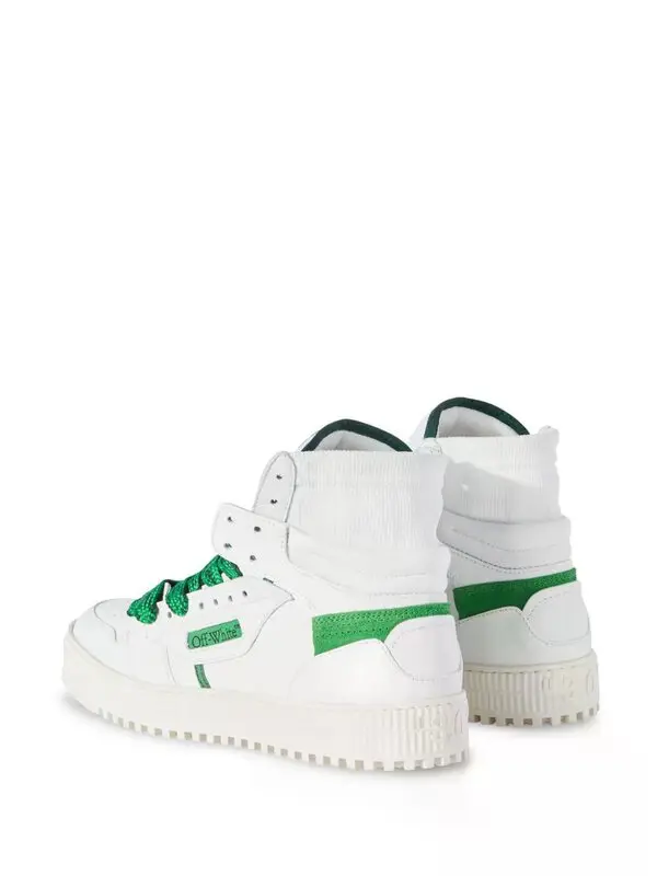 Off-White 3.0 Off Court Leather High Top Sneakers