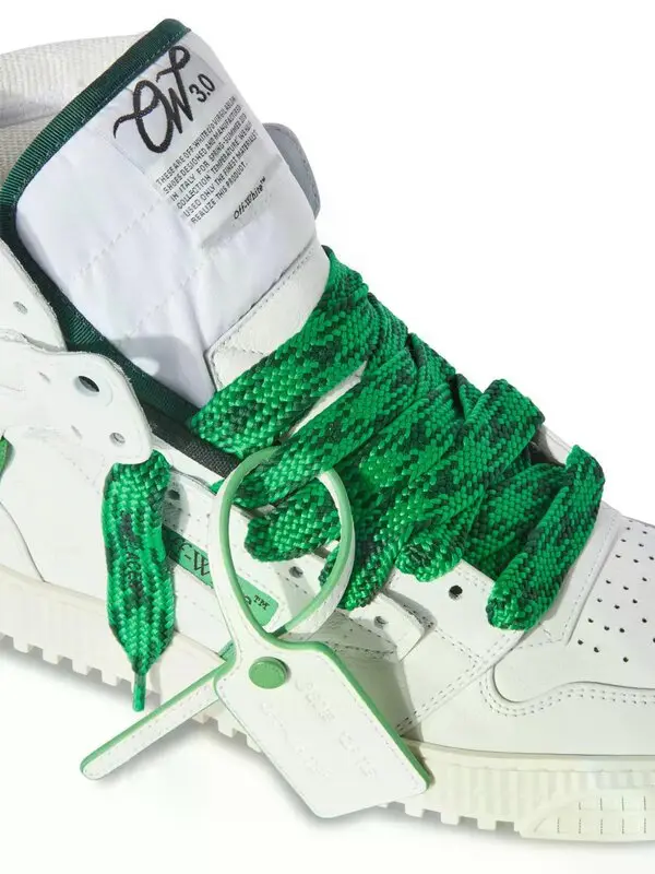 Off-White 3.0 Off Court Leather High Top Sneakers