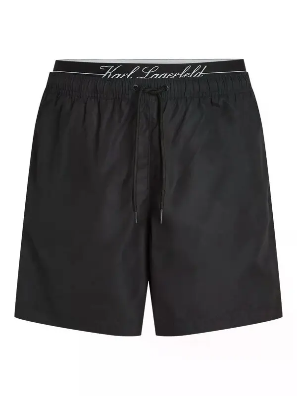Karl Lagerfeld Swim Shorts - Black