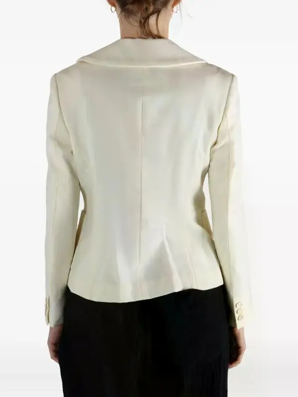 Comme Des Garçons Rose-detail Button Jacket