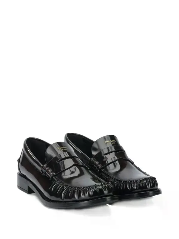 Prada Logo-debossed Loafers