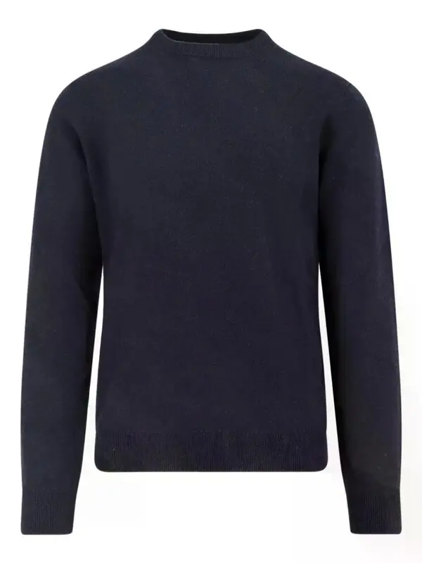 FILIPPO DE LAURENTIIS Crew Neck Long Sleeve Sweater - Blue