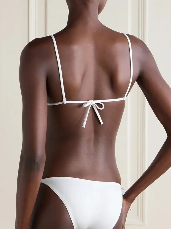 ERES Les Essentiels Mouna Triangle Bikini Top - White