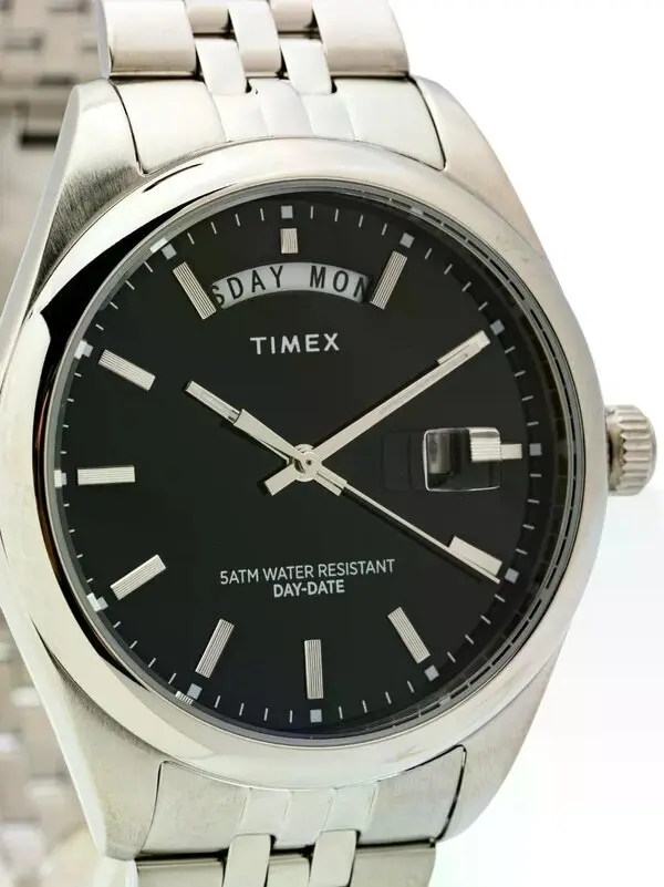 TIMEX Day And Date 41mm Stainless Steel Watch