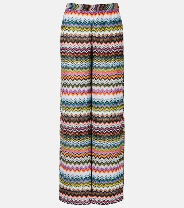 Missoni Zigzag Lame Palazzo Pants