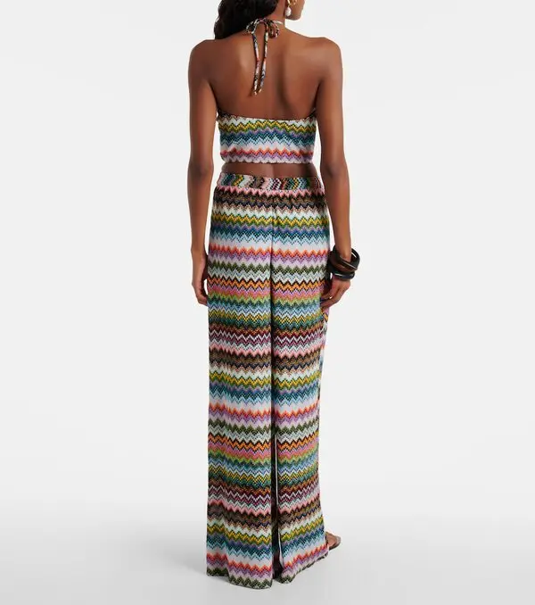Missoni Zigzag Lame Palazzo Pants