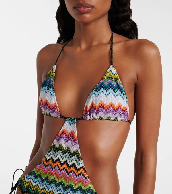 Missoni Zigzag One-piece Swimsuit