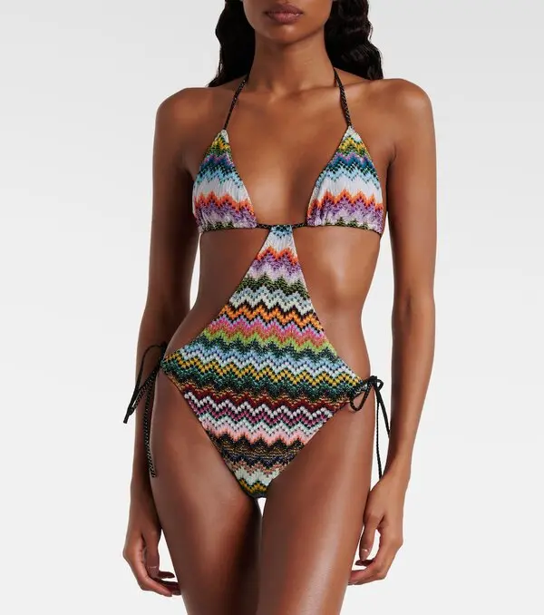 Missoni Zigzag One-piece Swimsuit