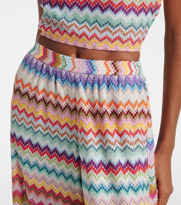 Missoni Zigzag Lame Palazzo Pants