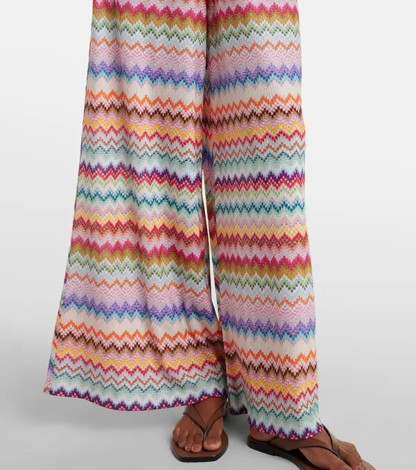 Missoni Zigzag Lame Palazzo Pants