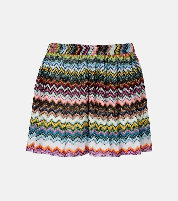 Missoni Zigzag Lame Bermuda Shorts - Multicoloured