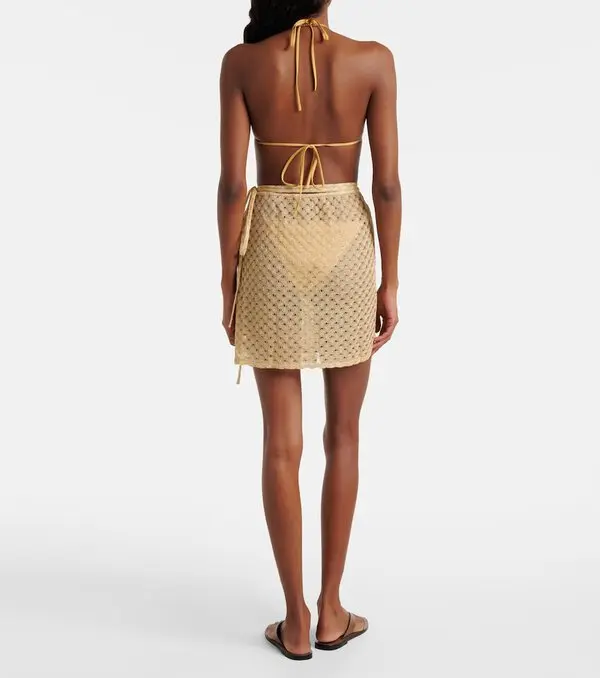 Missoni Lame Wrap Skirt - Gold