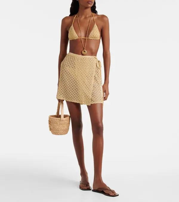 Missoni Lame Wrap Skirt - Gold