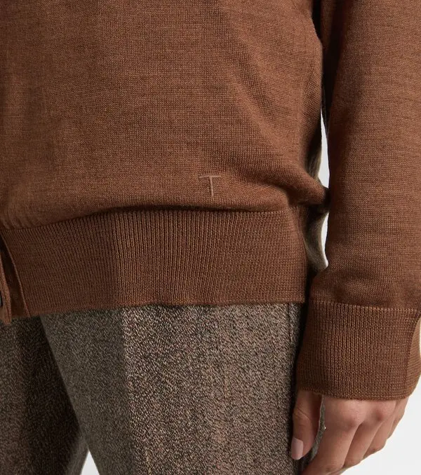 TOD'S Virgin Wool Buttoned Cardigan