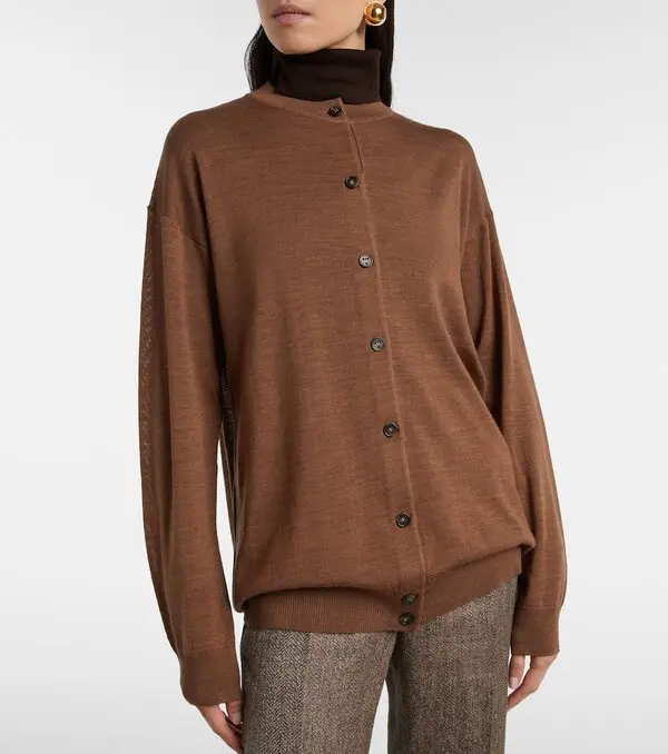TOD'S Virgin Wool Buttoned Cardigan