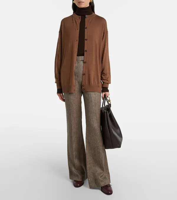 TOD'S Virgin Wool Buttoned Cardigan