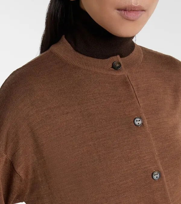 TOD'S Virgin Wool Buttoned Cardigan