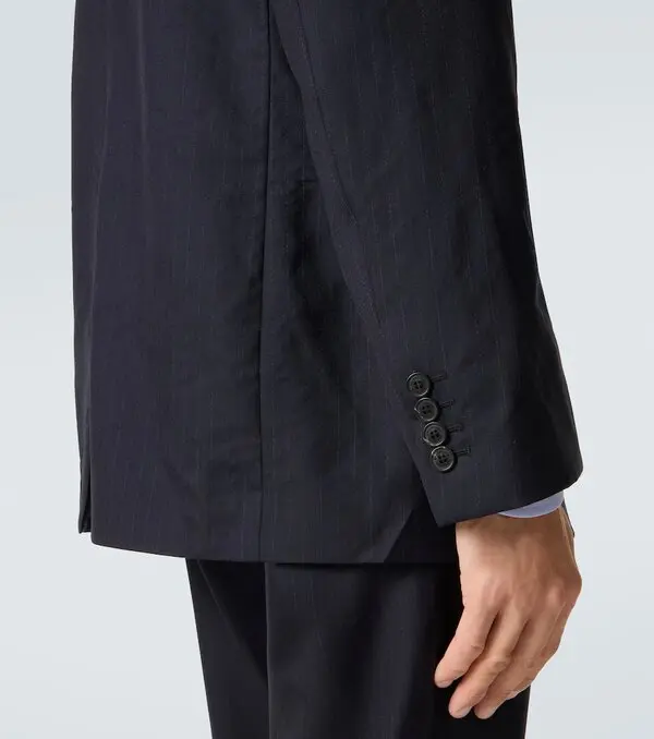 Balenciaga Pinstripe Wool Blazer