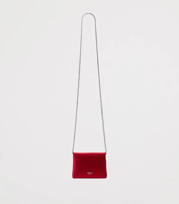JIMMY CHOO Soft Bow Card Holder - Red